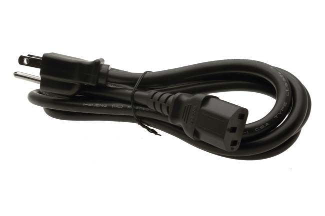 16 Gauge NEMA5-15P to C13 Power Cord, 6-Feet – Wholesale Computer ...