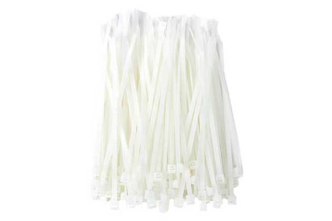 100-Piece 4-inch Cable Ties, Clear Color – Wholesale Computer ...