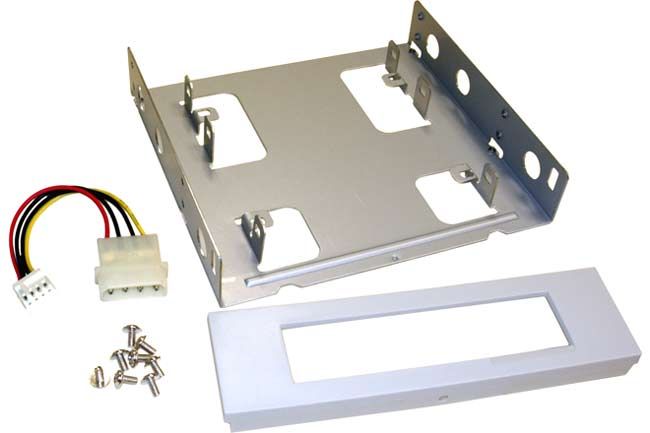 3.5-Inch Drive to 5.25-Inch Drive Bay Mounting Bracket & Kit, Beige ...