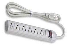 6-Outlet Power Surge Strip – Wholesale Computer Accessories, PC Parts ...
