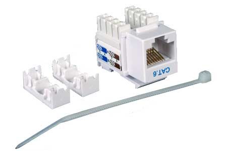 CAT6 Keystone Jack – White Color – Wholesale Computer Accessories, PC ...