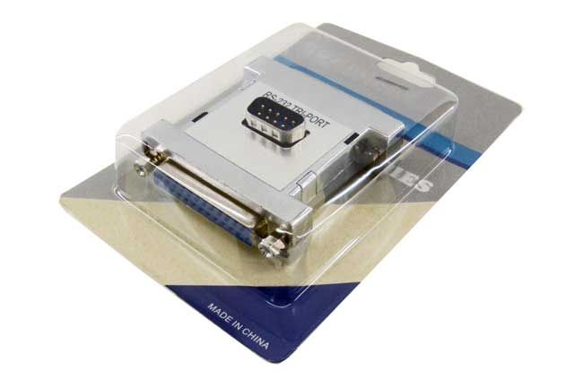 DB25 Male to Female+DB9 Male RS232 Tri-Port Adapter – Wholesale ...