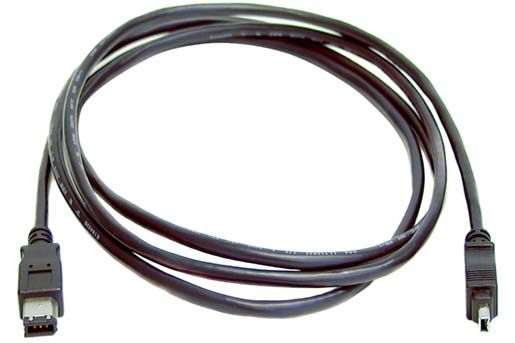 IEEE 1394a 6-Pin to 4-Pin FireWire Cable, 6 ft – Wholesale Computer ...