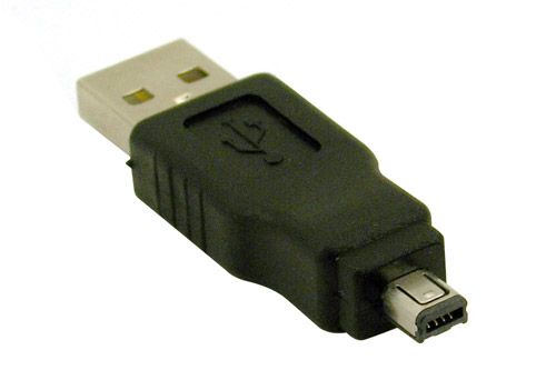 USB A Male to USB min 4-pin Male Connector – Wholesale Computer ...