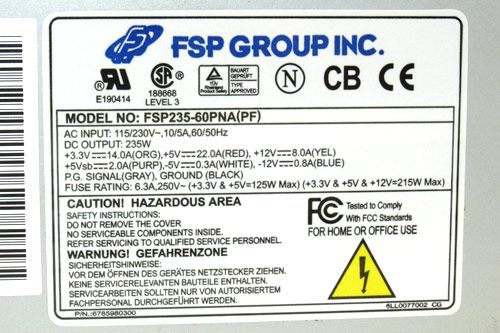 FSP235-60PNA(PF) 235W Power Supply – Wholesale Computer Accessories, PC ...