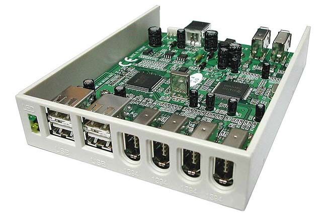 IO Flex Firewire & USB Hub for 3.5-Inch Front Panel – Beige – Wholesale ...