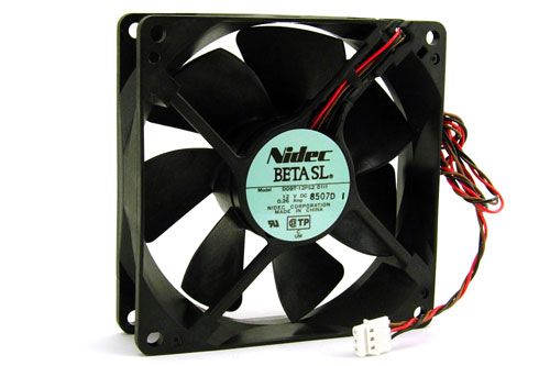 Nidec BETA SL 92x25mm Mini 3-Pin & 4-Pin Fan, P/N: D09T-12PS2 ...